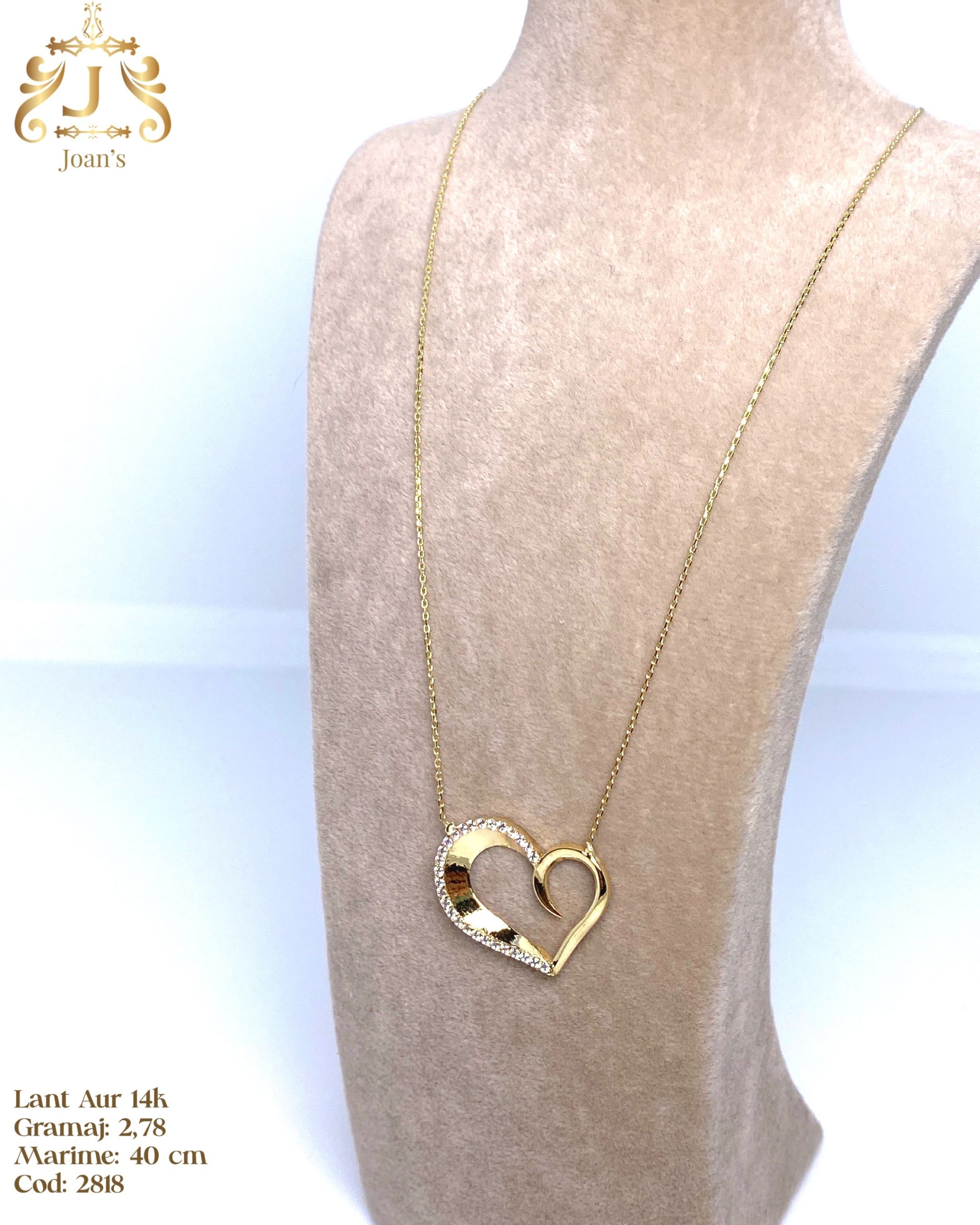Lant Inima Aur 14k – Joan’s Bijuterii