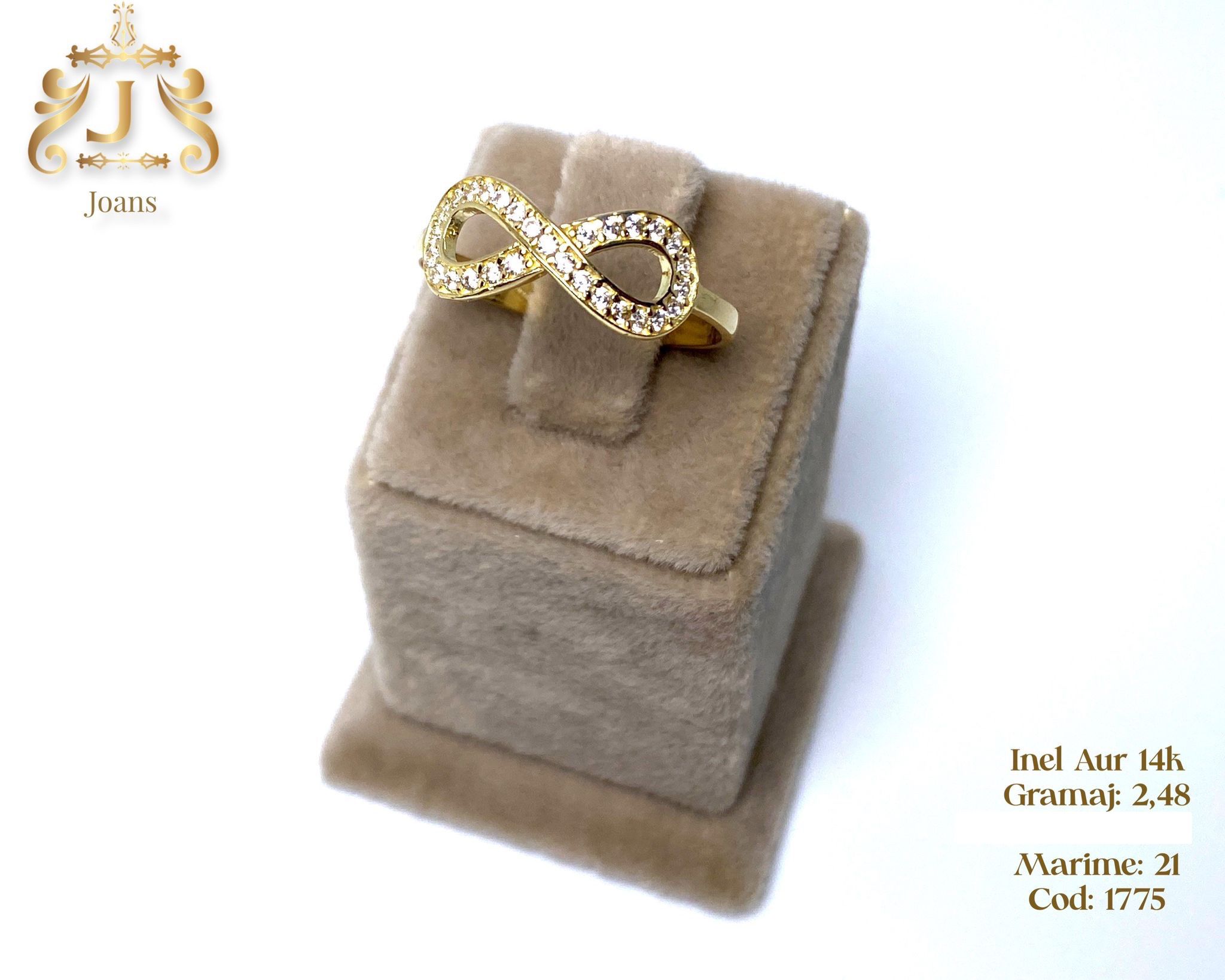 Inel Infinity din Aur 14k – Joan’s Bijuterii